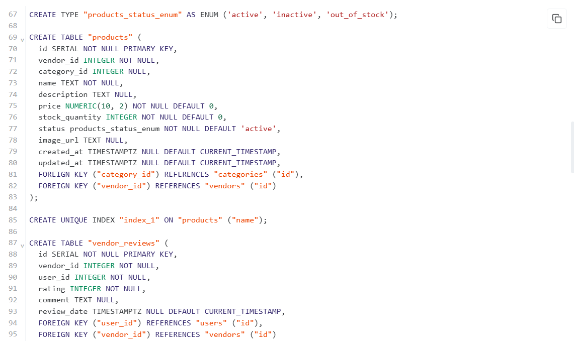 StackRender - Database Schema Diagram Generator